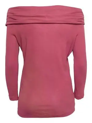 Moschino Cowl-neck Top - Pink