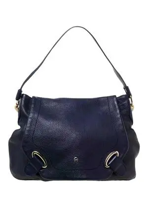 AIGNER Leather Shoulder Bag - Blue