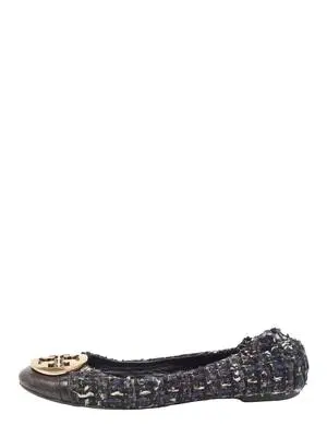 Tory Burch Serena 2 Tweed Ballet Flats - Purple