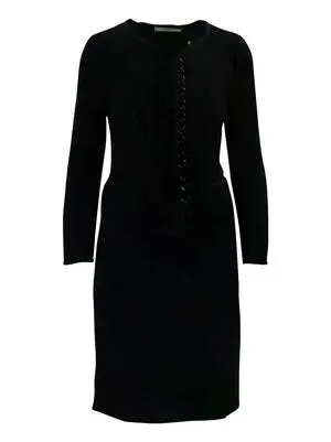 Prada Bouclé-texture Skirt Suit - Black