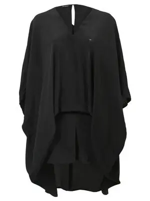 NEIL BARRETT V-Neck Keyhole Mini Dress