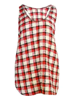 N°21 Nº21 Plaid Racerback Top