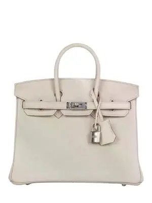 Hermès Birkin 25 Togo Palladium-hardware Handbag - Neutrals