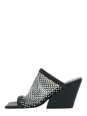 Stella McCartney 100mm Crystal-embellished Mules - Black