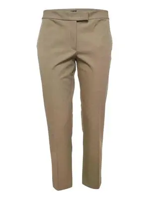 JOSEPH Straight-leg Trousers - Green