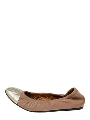 LANVIN Leather Ballet Flats - Brown