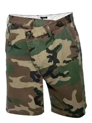 R13 Crossover Camouflage Shorts - Green
