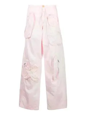 WALTER VAN BEIRENDONCK Wide-leg Trousers - Pink