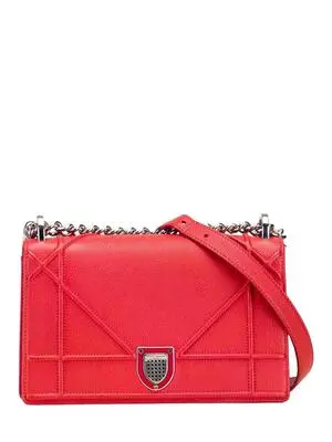 Dior Diorama Flap Crossbody Bag - Red