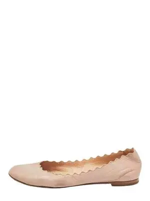 Chloé Lauren Scalloped Ballet Flats - Neutrals
