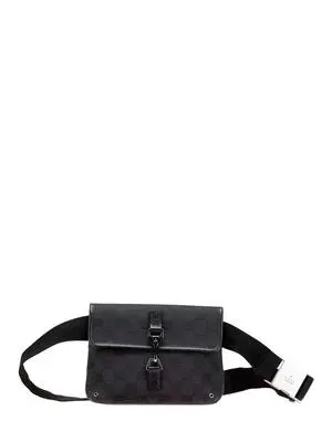 Gucci Gg Canvas Jackie Belt Bag - Black