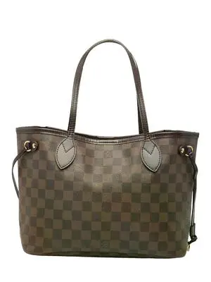 LOUIS VUITTON 2010 Damier Ebene Neverfull Pm Tote - Brown