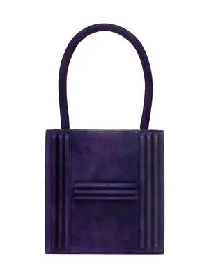 Hermès 1993 Mini Doblis Kelly Cadena Handbag - Purple