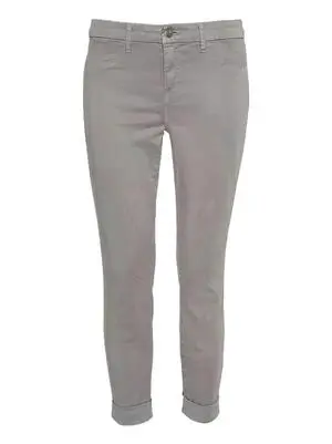 J Brand Cotton Trousers - Grey