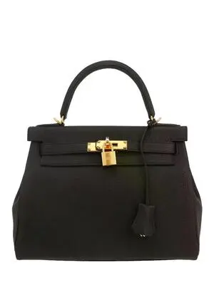 Hermès Kelly 28 Sellier Handbag - Black