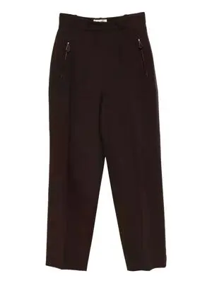 Hermès 1990-2000s Long Pants - Brown
