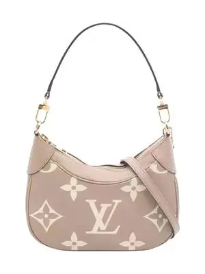 LOUIS VUITTON Bicolor Monogram Empreinte Bagatelle Satchel - Brown