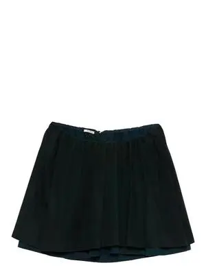 Miu Miu 2010s Cotton Mini Skirt - Blue