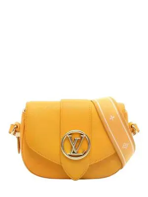 LOUIS VUITTON 2010s Pont 9 Soft Pm Shoulder Bag - Yellow