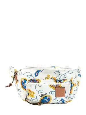 Loewe Paula's Ibiza Printed Canvas Belt Bag - White