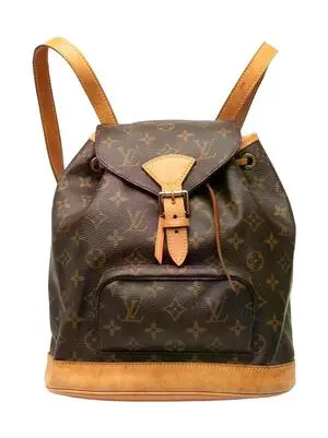LOUIS VUITTON Monogram Montsouris Mm Backpack - Brown