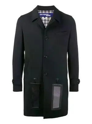 JUNYA WATANABE COMME DES GARCONS 2000s Solar Panels Coat - Blue