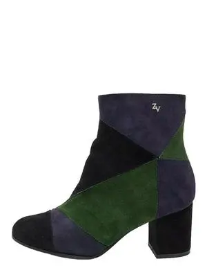 Zadig&Voltaire Patchwork Block-heel Boots - Black