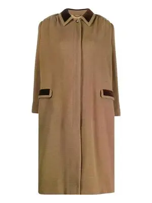 Valentino Garavani 1980s Military Coat - Brown