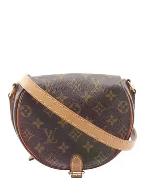 LOUIS VUITTON 2004 Monogram Sac Tambourine Crossbody Bag - Brown
