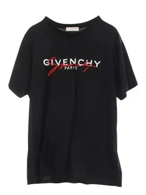 Givenchy 2010s Signature-print T-shirt - Black