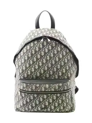 Dior Oblique-monogram Backpack - Blue