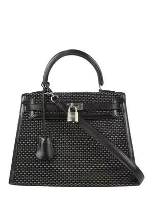 Hermès 1999 Kelly Sellier 25 Two-way Handbag - Black