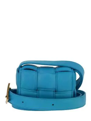 Bottega Veneta Cassette Shoulder Bag - Blue