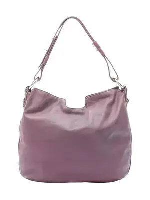 Gucci 00s Leather Shoulder Bag - Purple