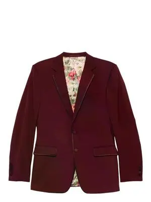 Gucci 2000s Satin-trim Suit - Red