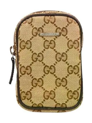Gucci 1990s Gg Monogram Pouch - Neutrals
