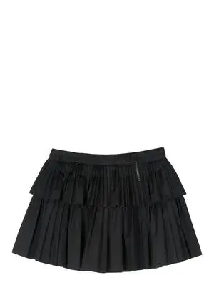 Alexander McQueen 2010s Pleated Mini Skirt - Black