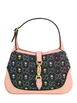 Gucci Jackie Monogram-pattern Mini Bag - Pink