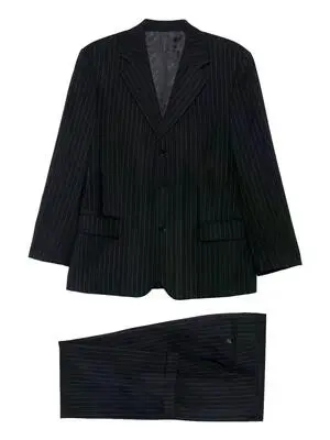 Gianfranco Ferre 1990s Striped Suit - Blue