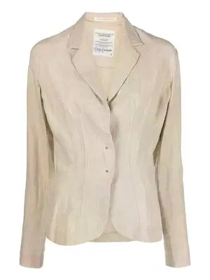 Yohji Yamamoto 1990s Linen Jacket - Neutrals
