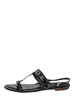 TOD'S 2023 Leather Sandals - Black