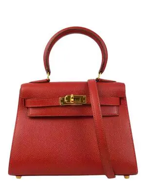 Hermès 1995 Kelly 20 Two-way Handbag - Red