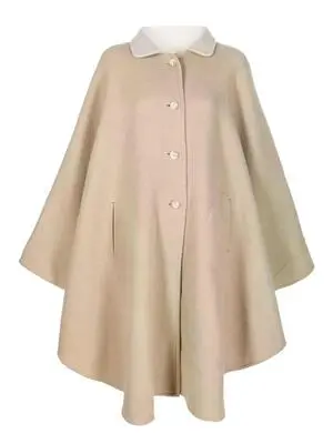 A.N.G.E.L.O. VINTAGE CULT 1970s Reversible Cape Coat - Neutrals