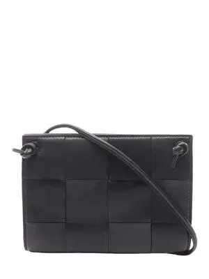 Bottega Veneta Mini Cassette Shoulder Bag - Black
