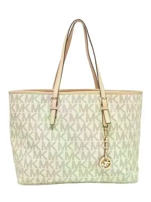Michael Kors Jet Set Monogram-print Tote Bag - Neutrals