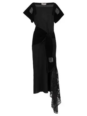 Rocco Barocco Vintage Wool Dress - Black