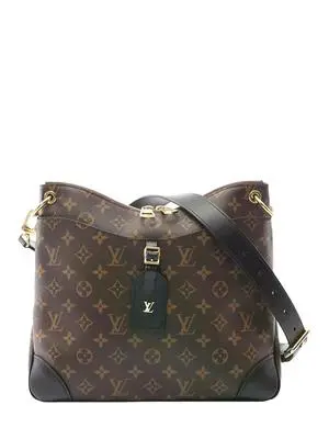 LOUIS VUITTON 2020 Monogram Odeon Mm Crossbody Bag - Brown