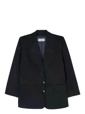 Saint Laurent 1980s Single-breasted Blazer - Blue
