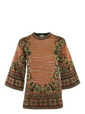 Missoni Floral Geometric Knit Top - Multicolour
