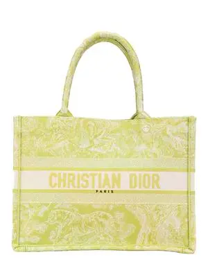 Dior Canvas Dioriviera Toile De Jouy Book Tote Bag - Green